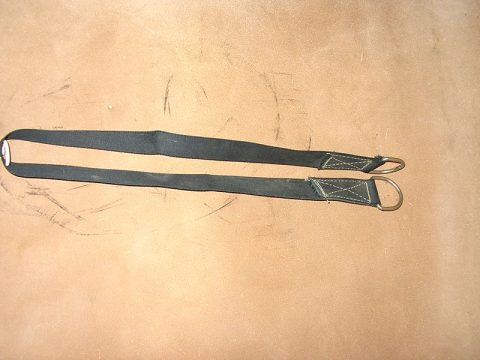 Neck pull back strap | L for Leather