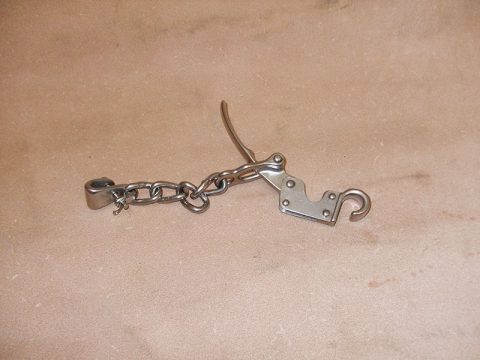 84 Hame fastener in stainless steel | L for Leather